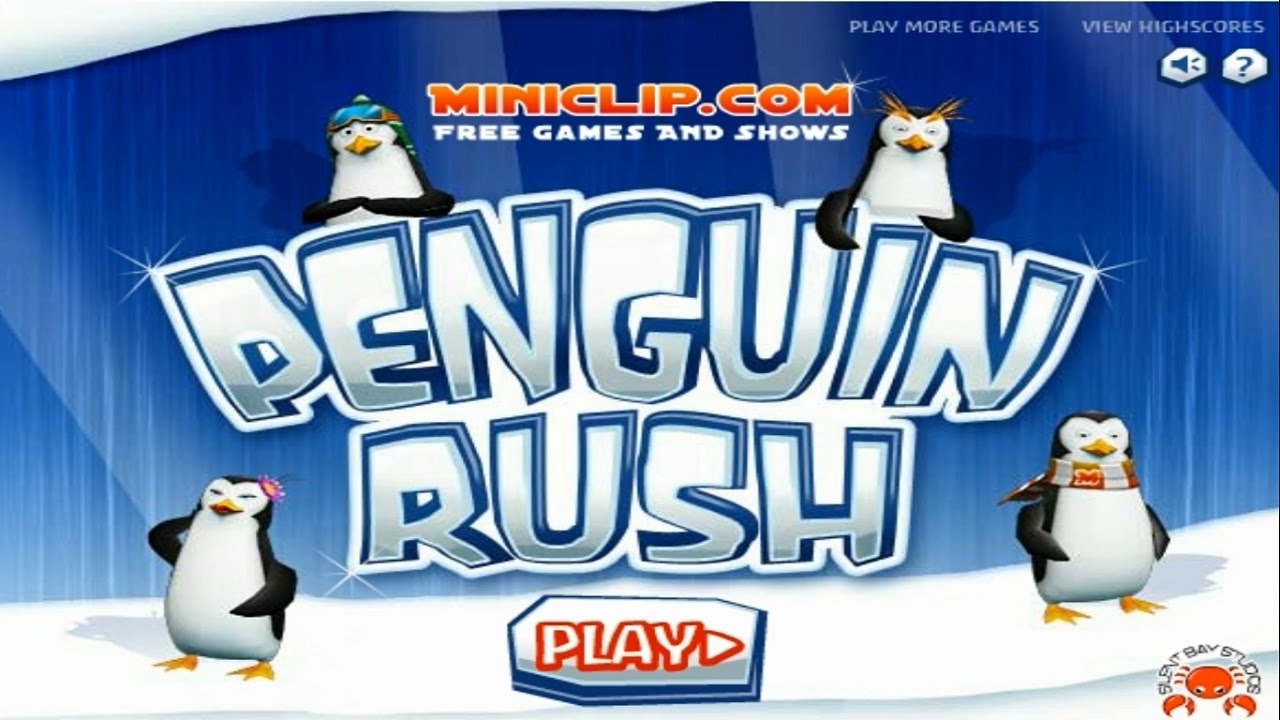Maratona Miniclip #2 Penguin Rush - Altas Velocidades Com Pinguins ...