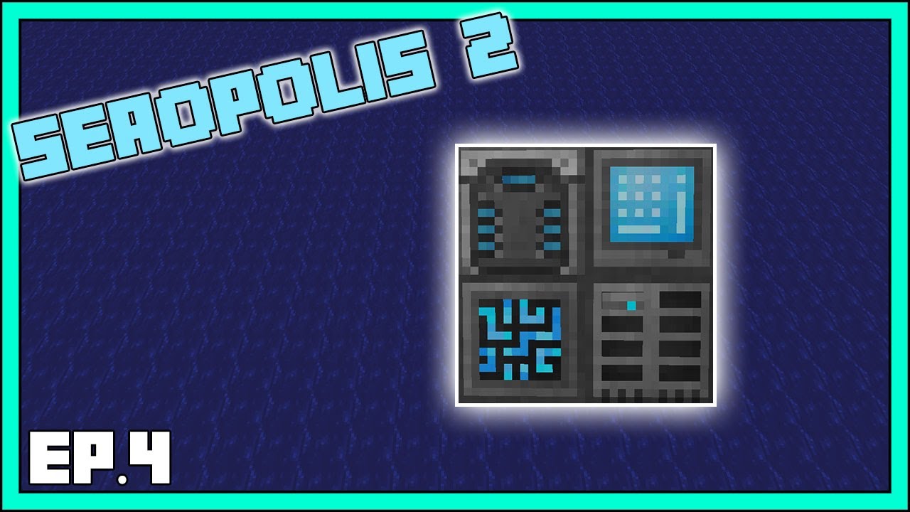 Minecraft Seaopolis 2 - EP4 - JOURNEY TO REFINED STORAGE - YouTube