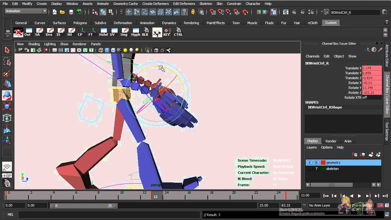 Maya walk animation :: PART2 :: contact poses - YouTube