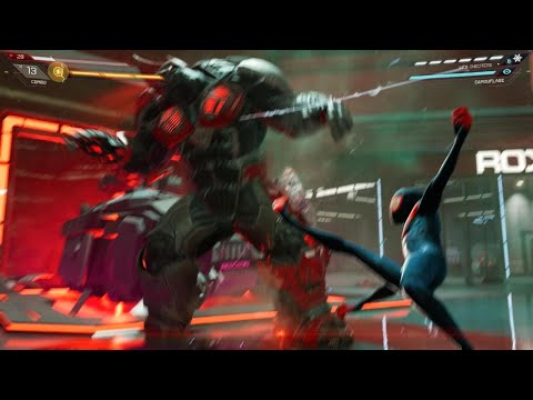 Spiderman Miles morales rhino roxxon armor and spiderman miles morales ...