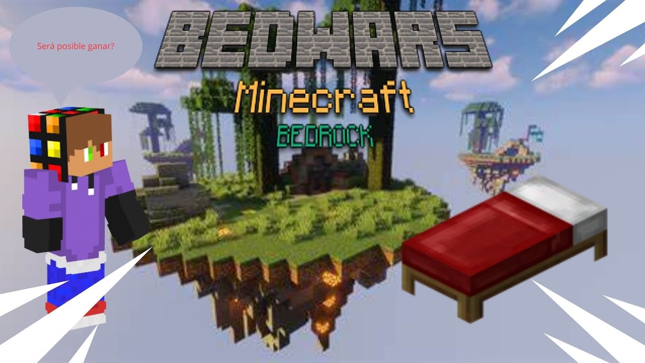 Jugando BEDWARS en Minecraft BEDROCK 2 - YouTube