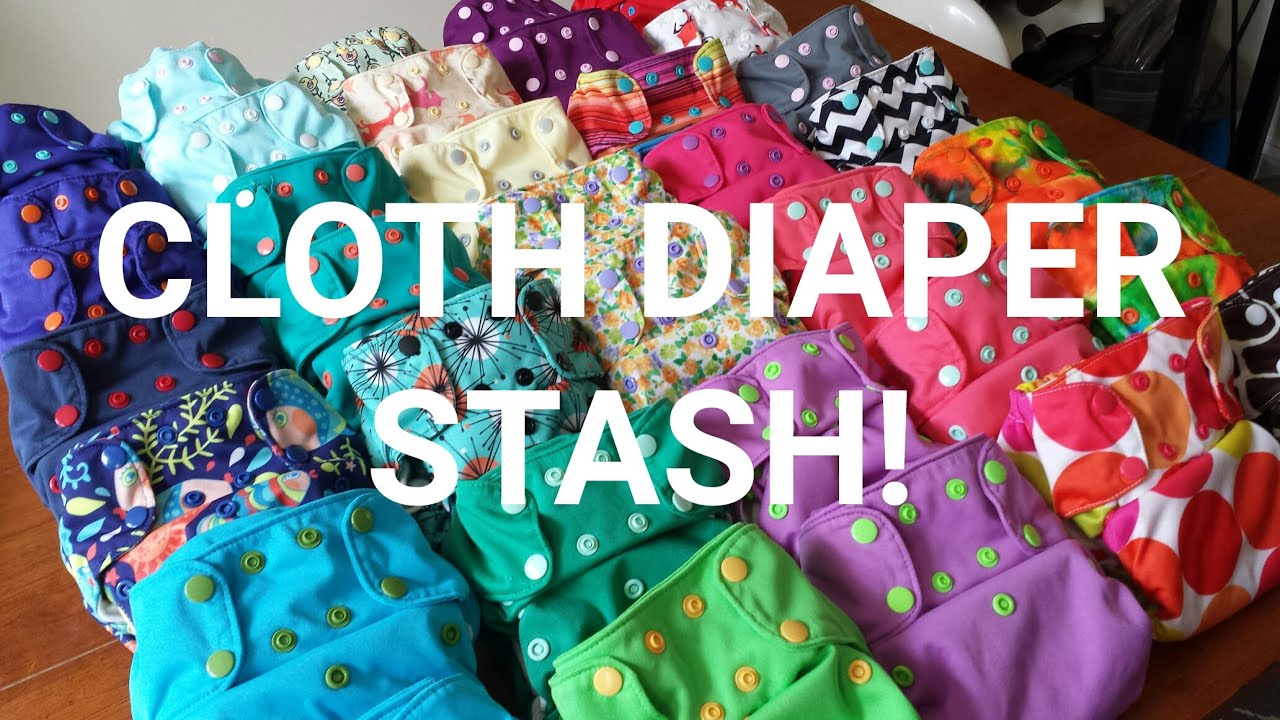Cloth Diaper Stash Video - YouTube