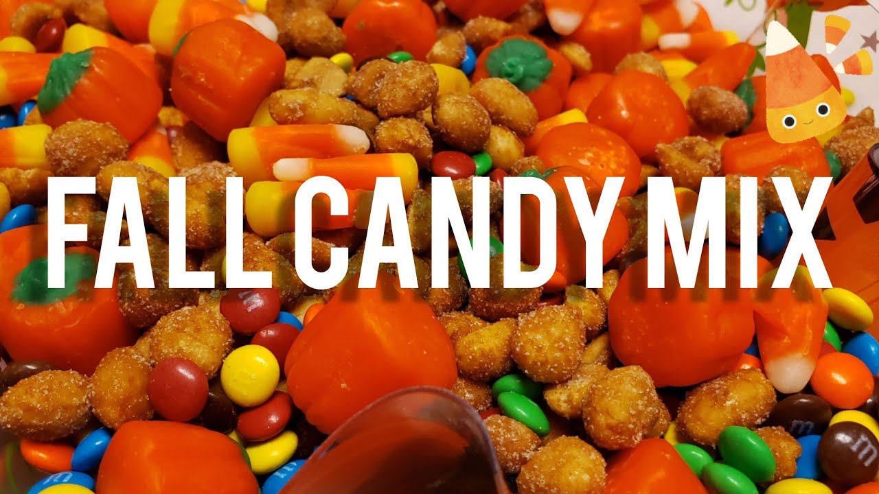 Fall Candy Mix! Delicious Fall Trail Mix! - YouTube