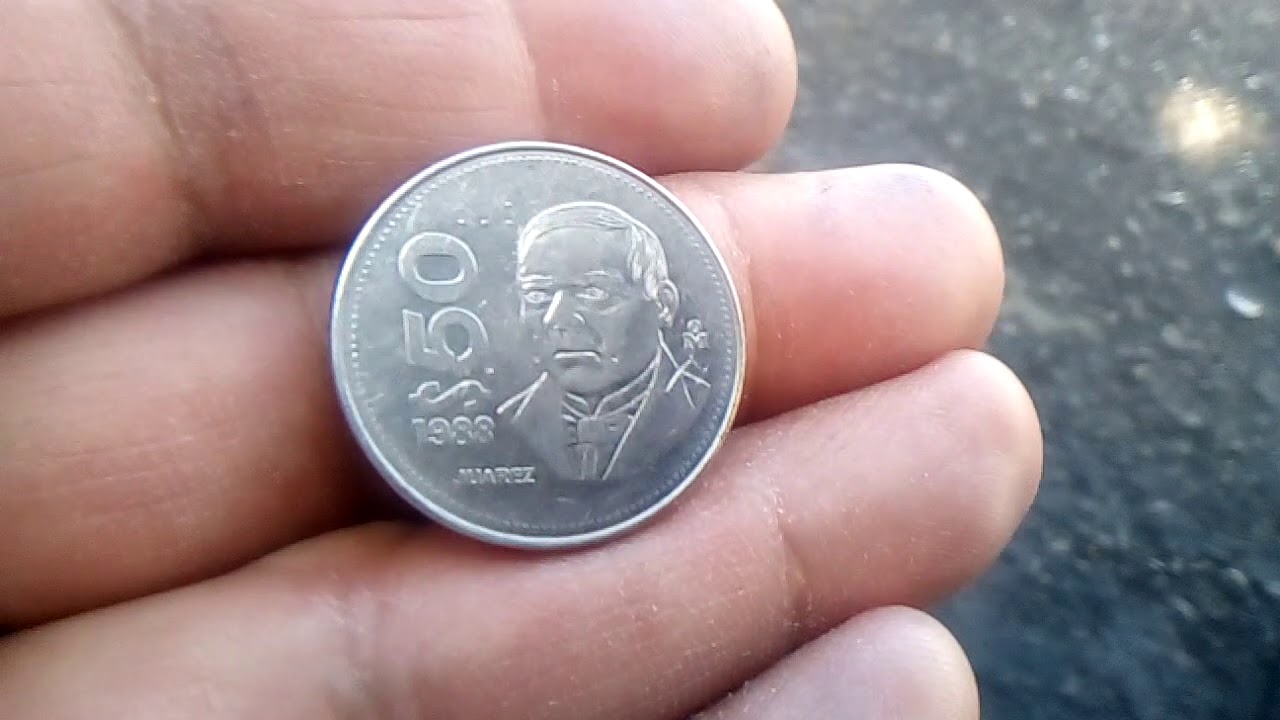 Moneda de 50 pesos Benito Juárez 1988 (Que paso aquí) - YouTube
