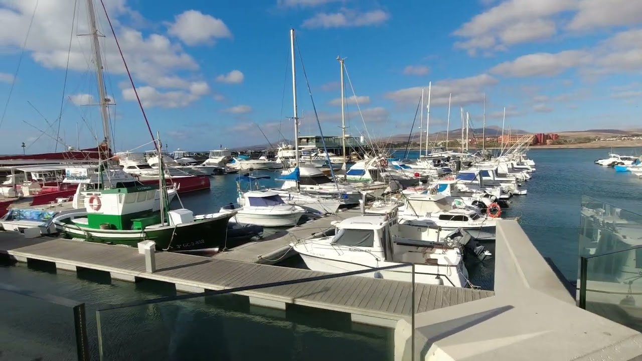 Caleta De Fuste Marina Fuerteventura. - YouTube