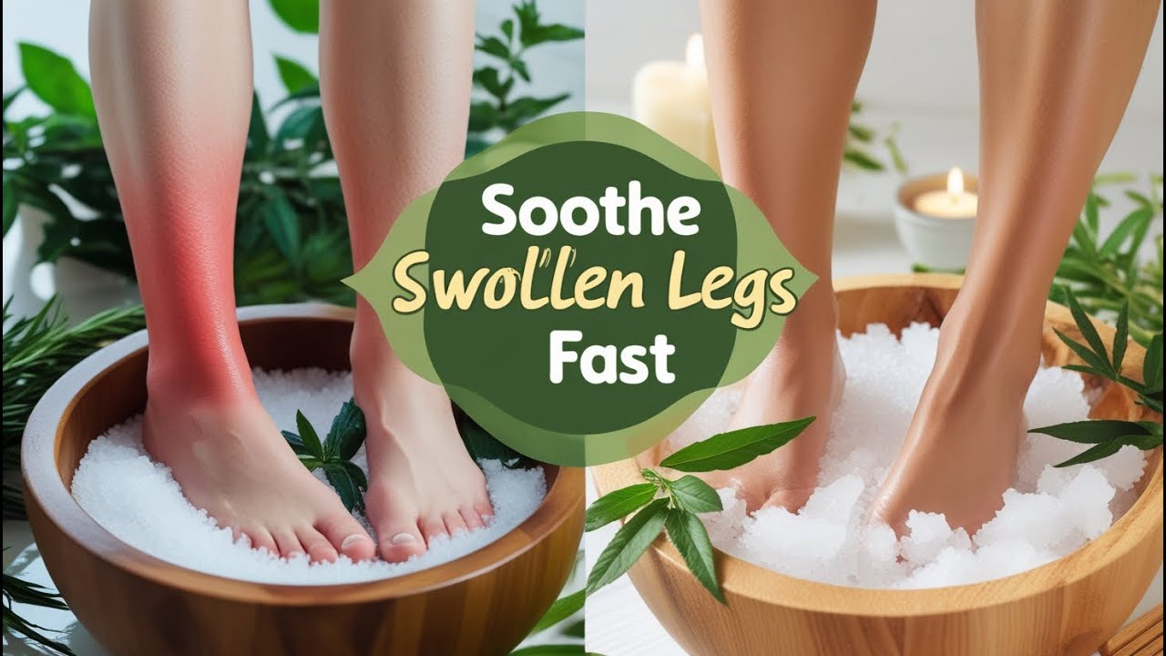 Swollen Legs? Try This Powerful Natural Soak! - YouTube