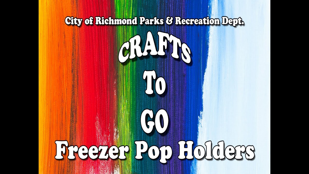 Crafts to Go: Freezer Pop Holders - YouTube