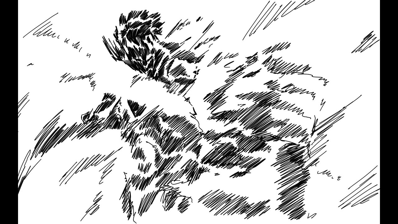 Sakuga practice ( Clip Studio Paint) - YouTube