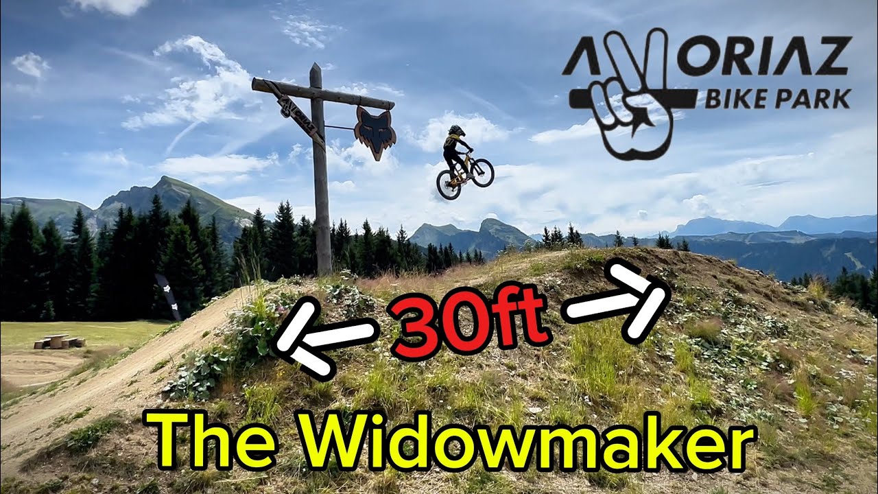 Riding The Widow Maker Jump - Avoriaz, Morzine - YouTube
