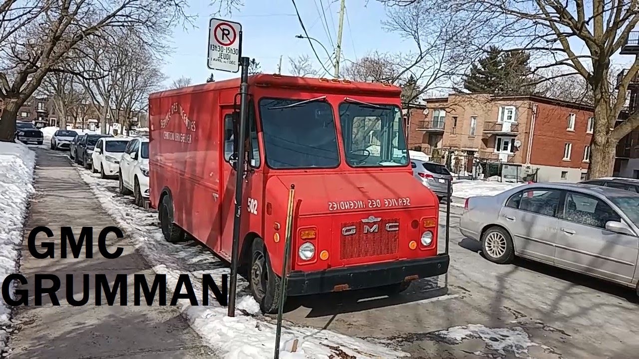 2 27 23 BIG OL GRUMMAN KURBMASTER STEP VAN SEEN IN MONTREAL QUEBEC ...