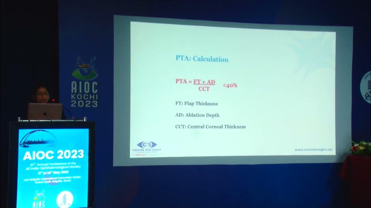 AIOC 2023 IC420 topic DR TULIKA CHAUHAN THE BORDERLINE CORNEA WHEN TO PROCEED - YouTube