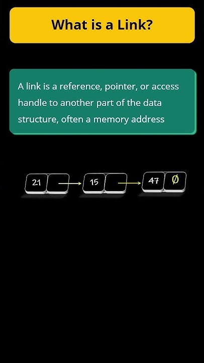 10. What is a Link #Shorts #algorithm #datastructures - YouTube