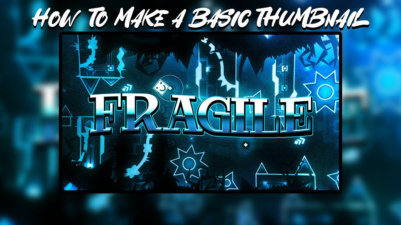 [FREE PSD] How to make a basic GD Thumbnail | Photoshop Tutorial - YouTube