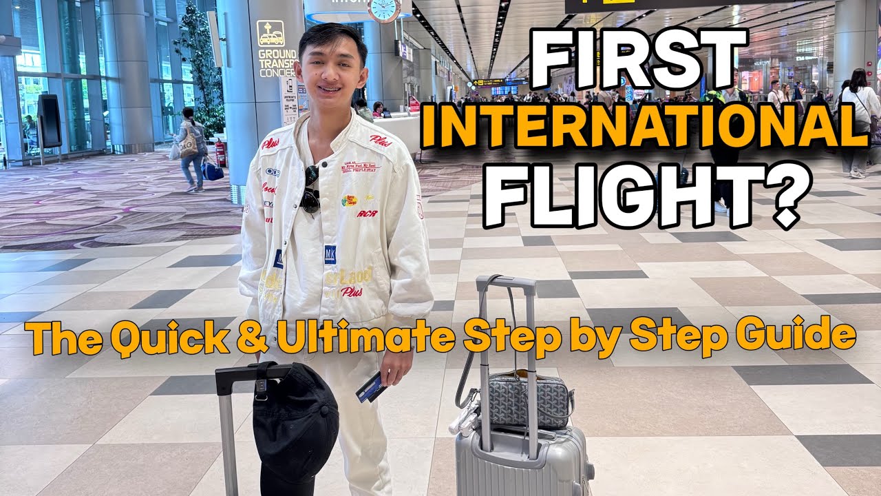 FIRST INTERNATIONAL FLIGHT? STEP BY STEP GUIDE PHILIPPINES - YouTube