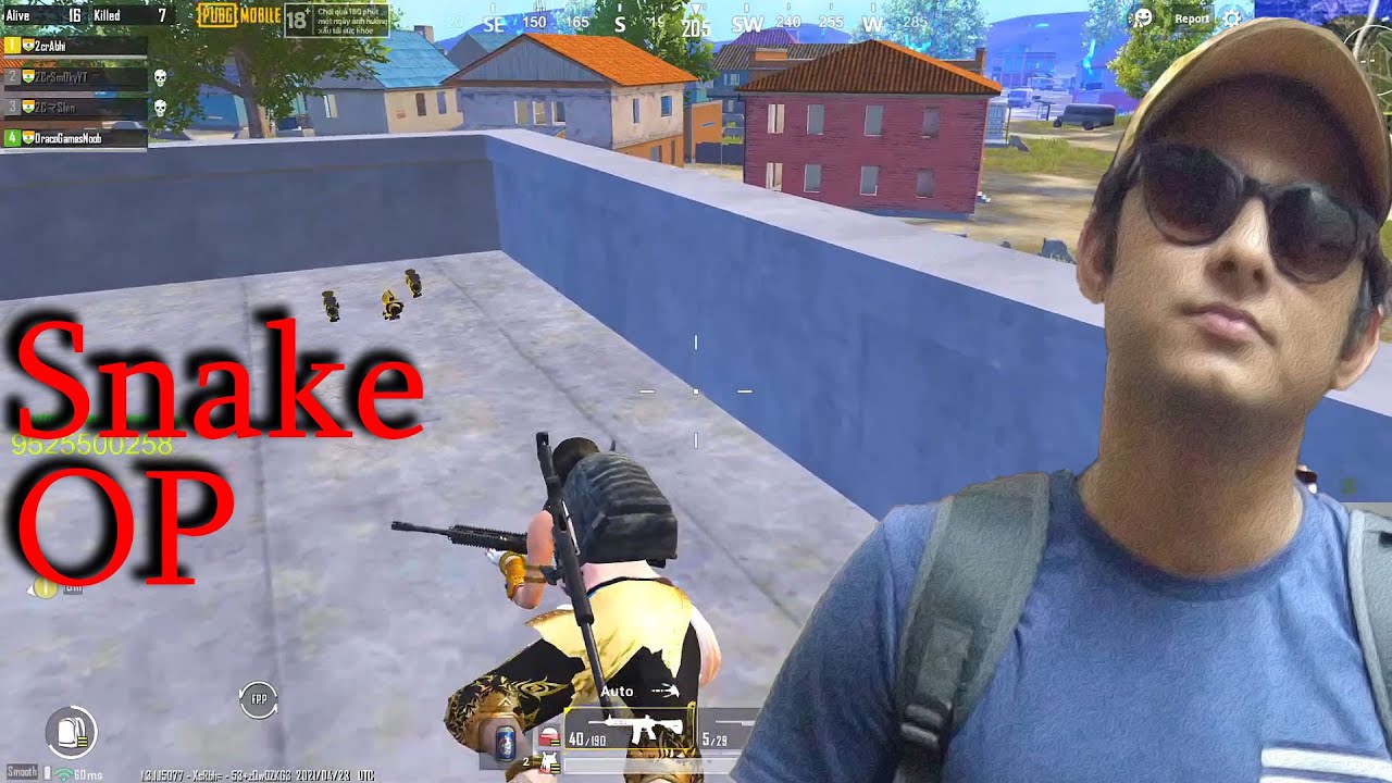 Snake OP PUBG Mobile - YouTube