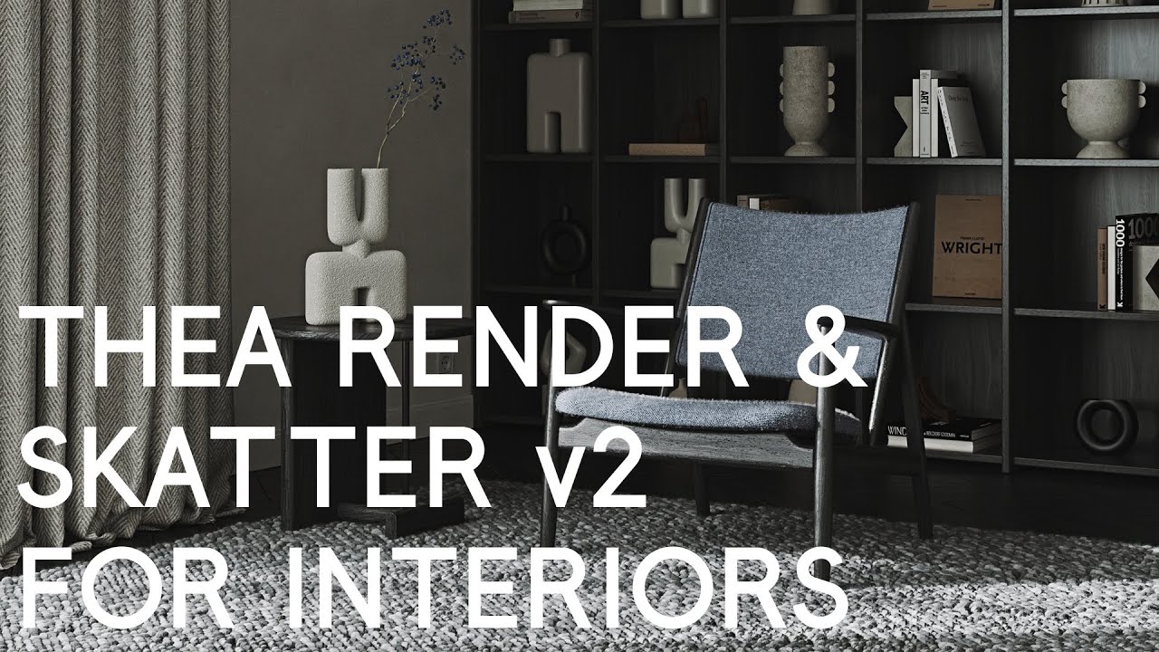 TheaRender and Skatter v2 for interiors | Modulus Render - YouTube