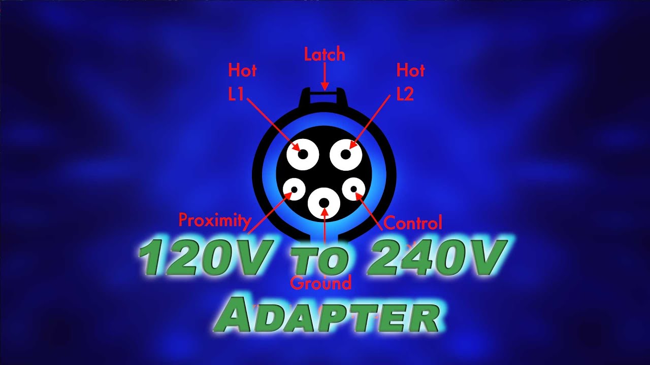 RTL#13 EVSE from 120v to 240v Adapter - YouTube
