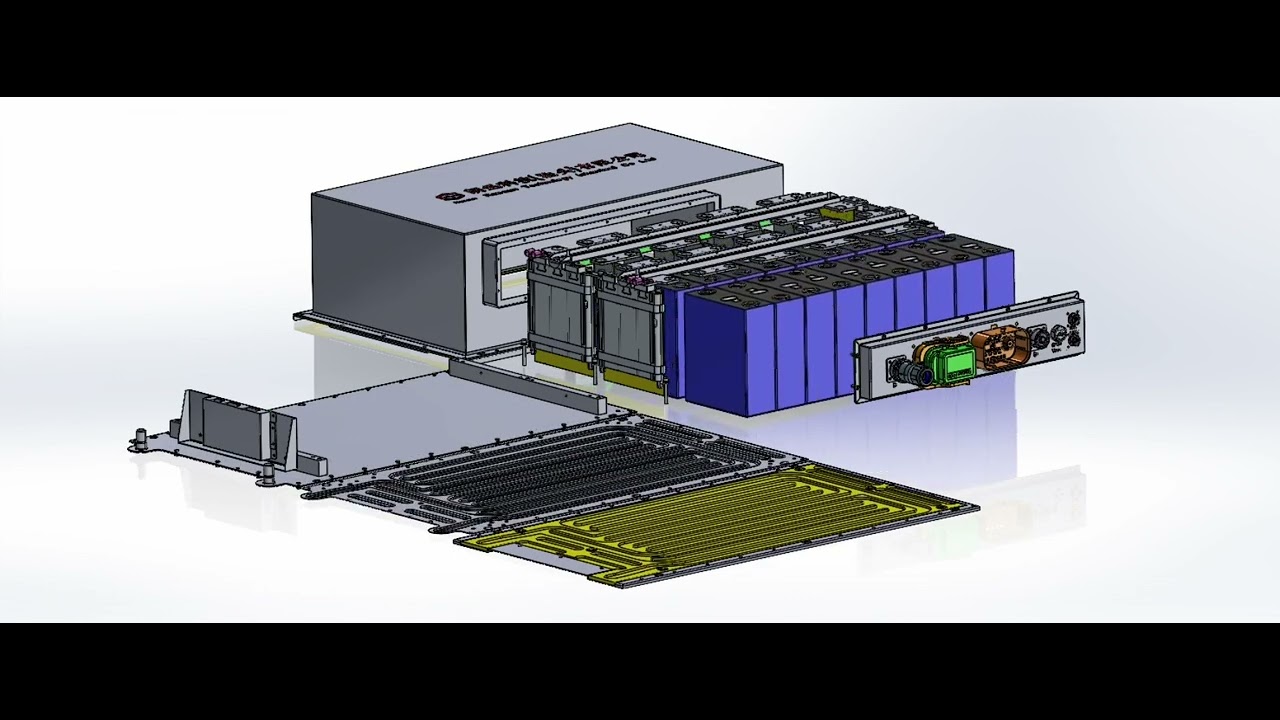 Rawsun battery pack 3D exploded view animation#battery #batterypack # ...
