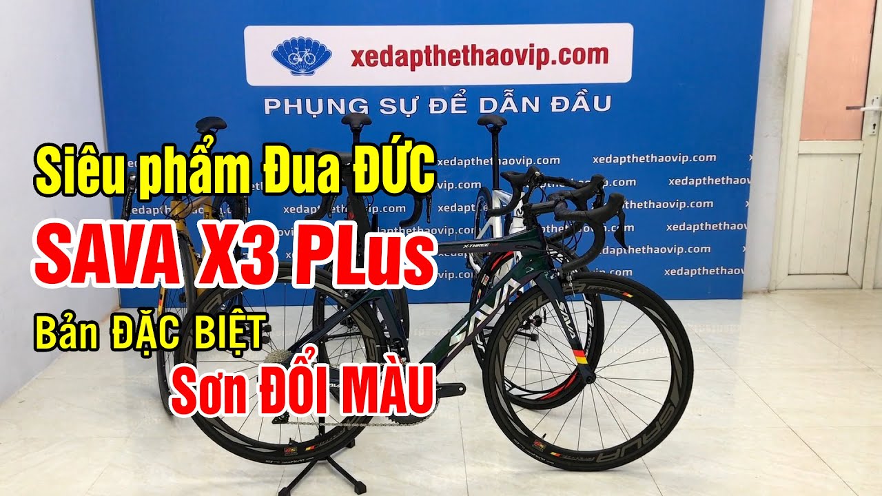 Xe đạp đua ĐỨC SAVA X3 PLus bản ĐẶC BIỆT Sơn đổi màu - Chất đến từng ...