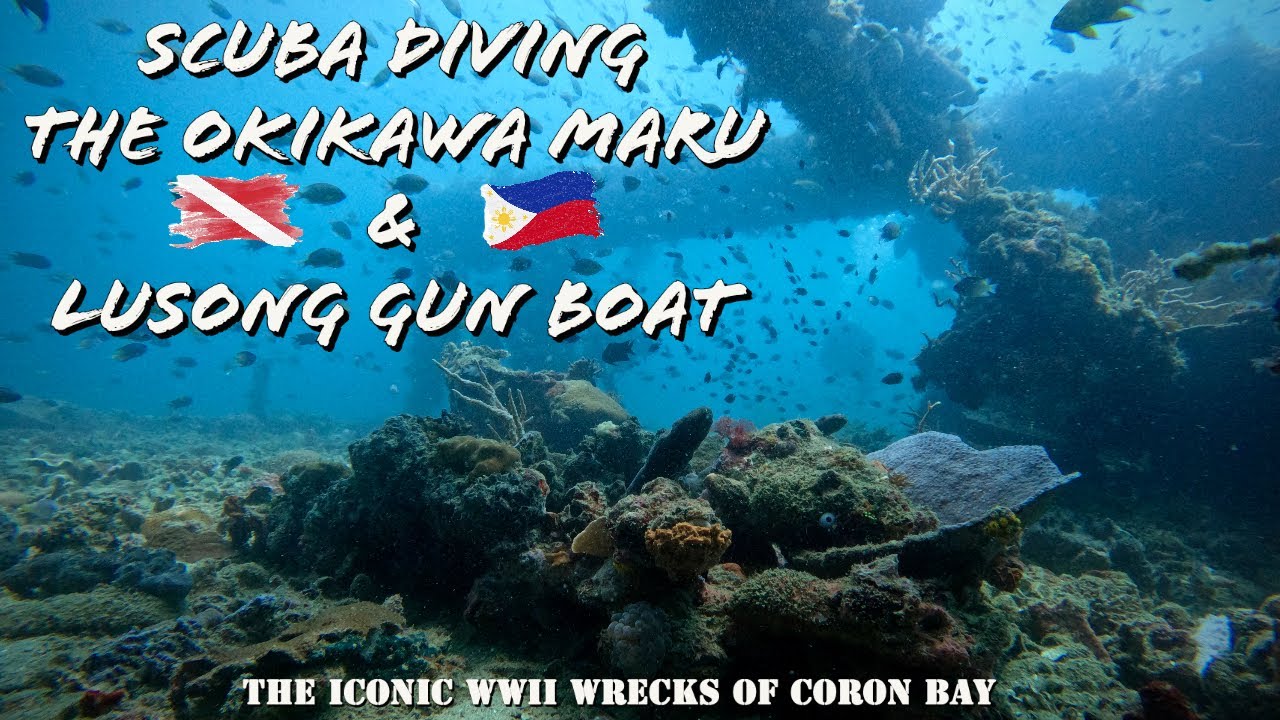 Diving the Okikawa Maru & Lusong Gun Boat - YouTube
