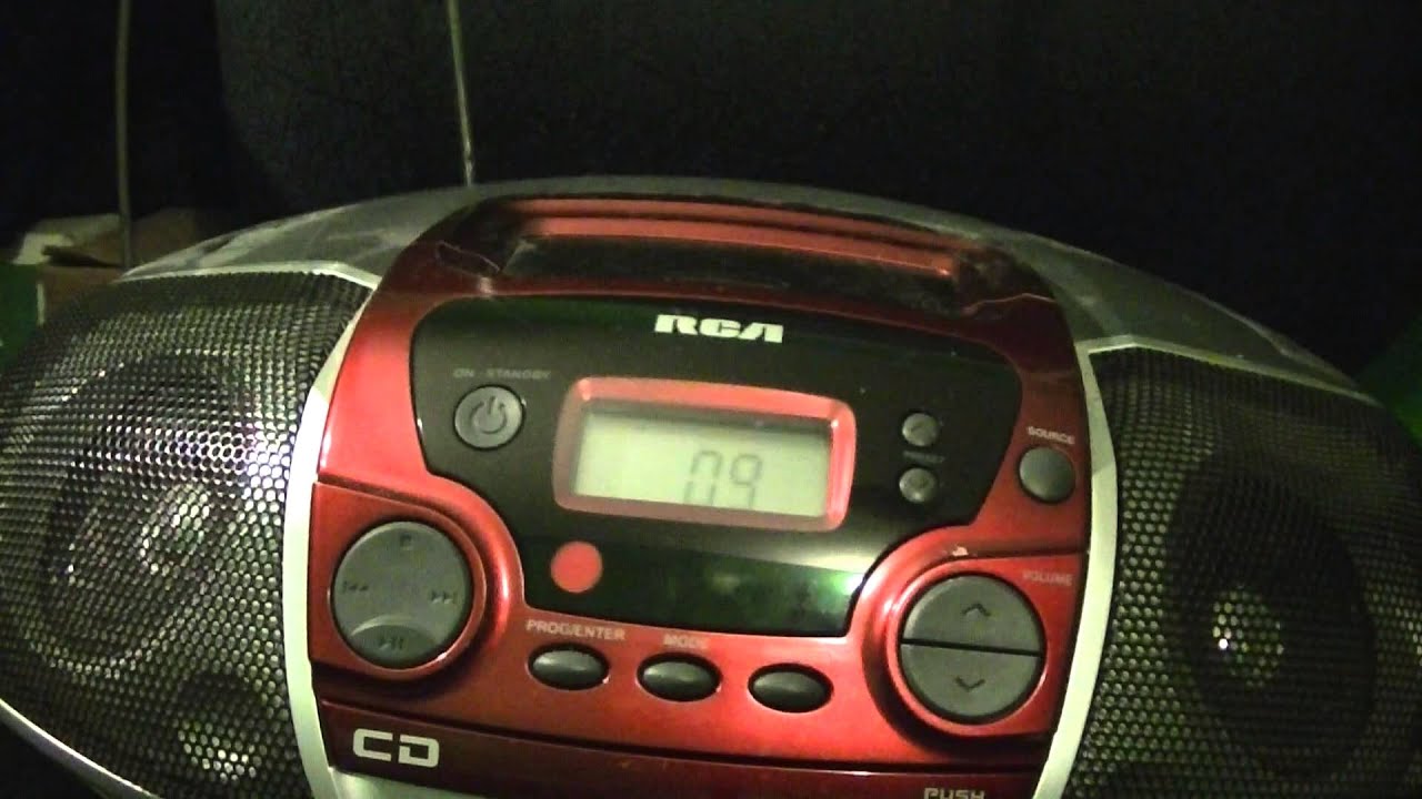 Crappy Busted Modern RCA Boombox - YouTube