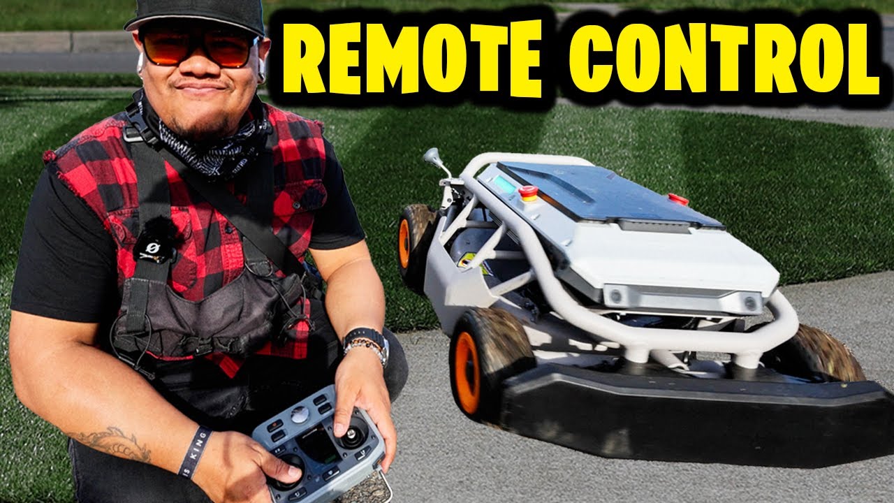Robot Lawn Mower Madness: Remote Control Revolution Unleashed! Mowrator ...