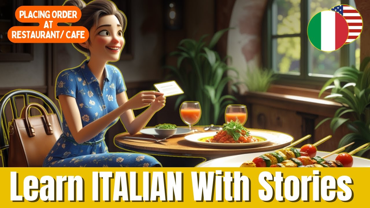 Placing Order in Italian | Learn Italian Fast with Italian Stories for ...