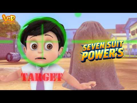 Vir The Robot Boy : Robo Vir Ke FaceKo Kiya Target | Seven Suit | Robot Cartoon for kids