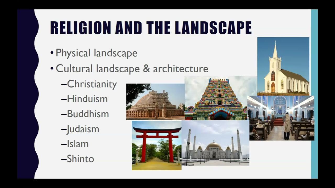 Religion on the Cultural Landscape - YouTube