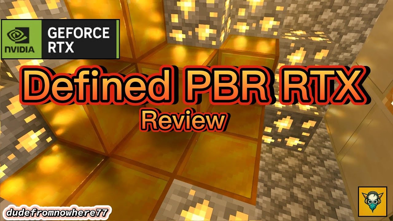 Defined PBR RTX Resource Pack Minecraft Bedrock Nvidia Geforce Rtx