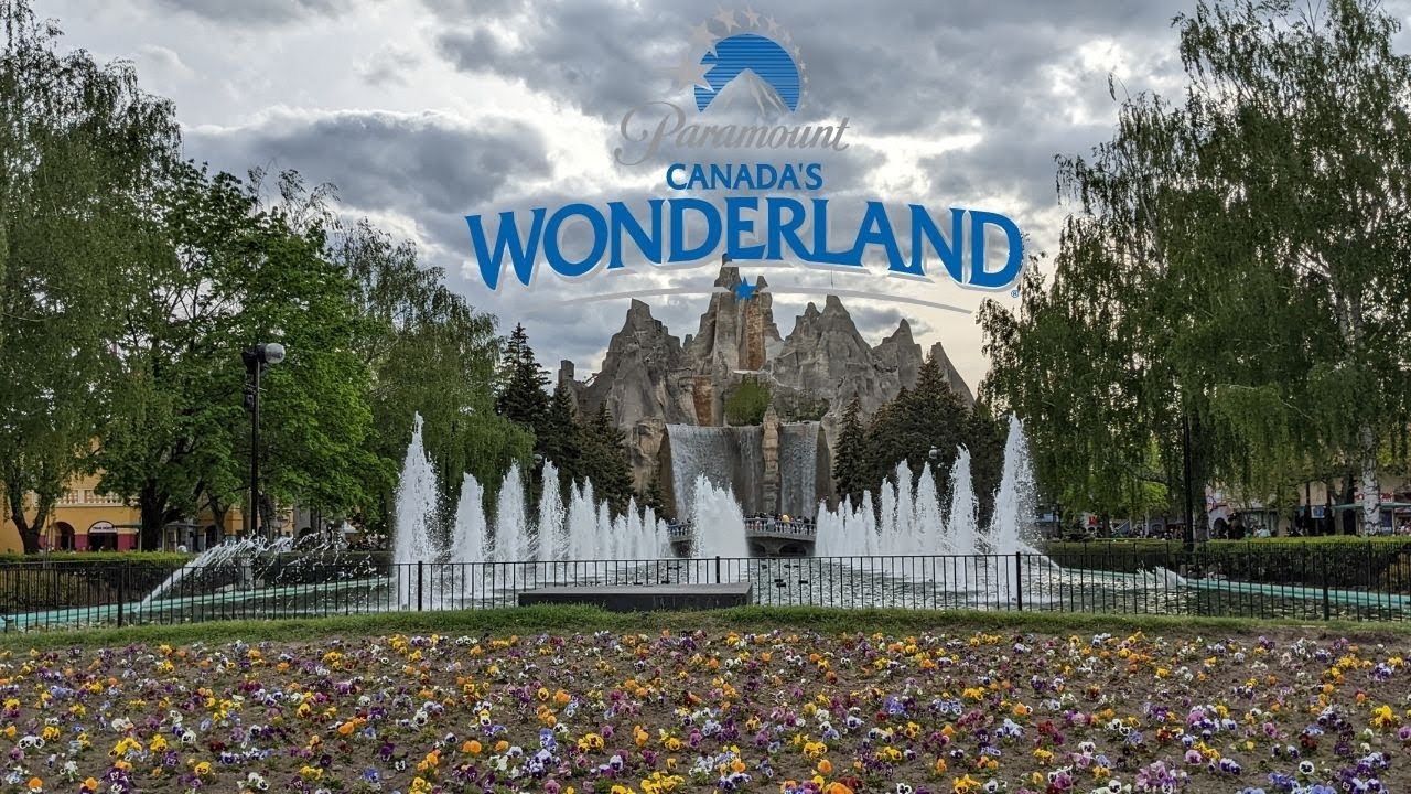 CANADA'S WONDERLAND, Fastest Ride Theme Park Full Walking Tour 4K May ...