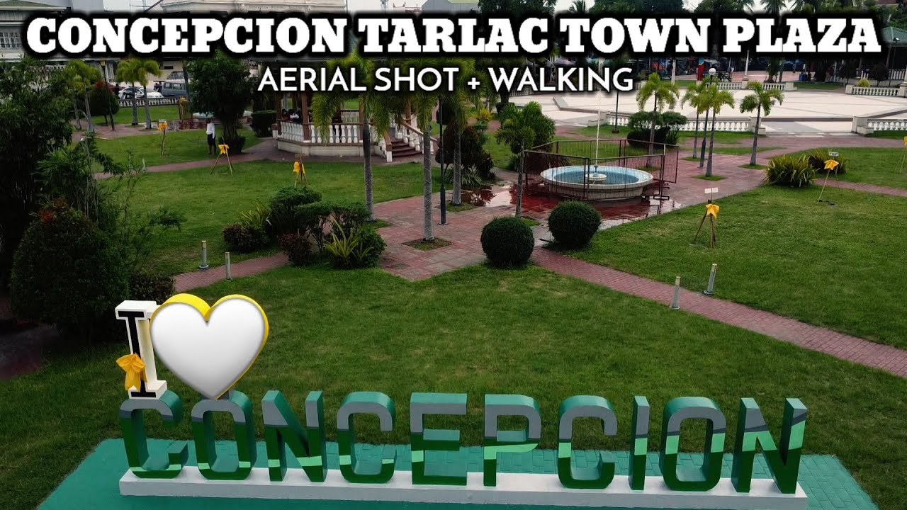 Aerial shot + walking at Concepcion, Tarlac town plaza | Mocca Puno ...