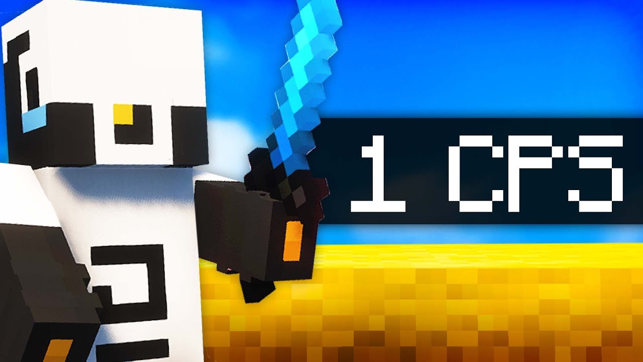 Bedwars With 1 CPS! - YouTube