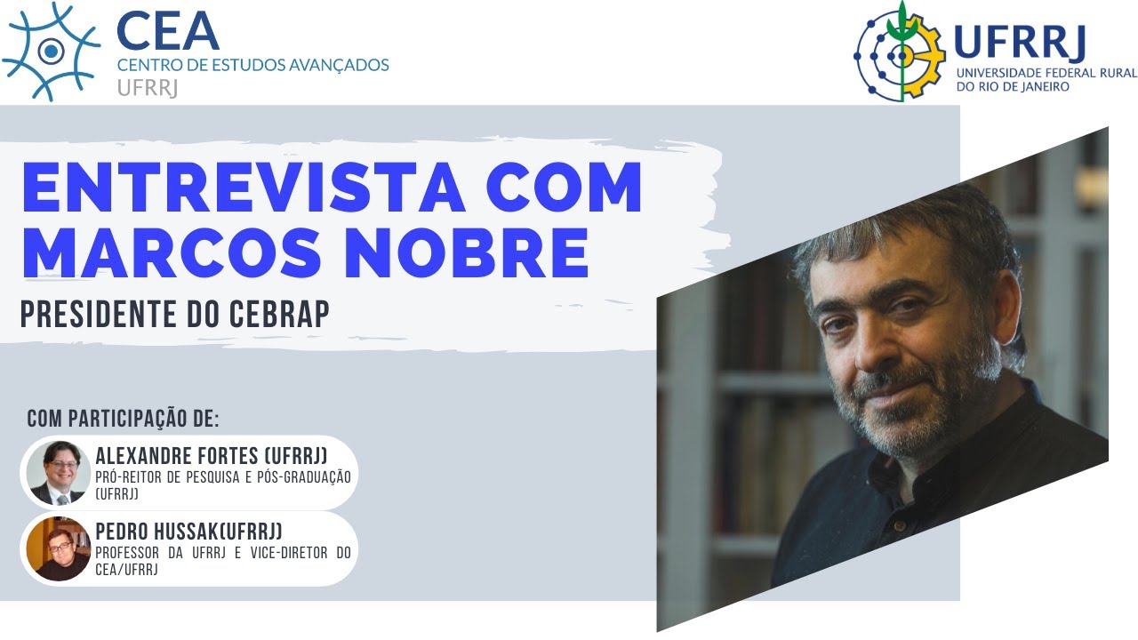 Debates CEA: Entrevista com Marcos Nobre - YouTube