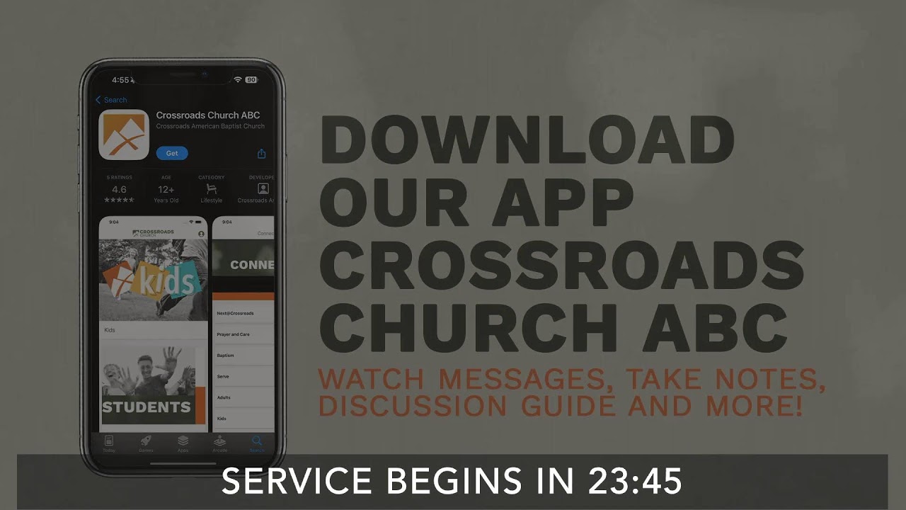 Crossroads Live: Be Wise (Pt. 7) - 8:30am - YouTube
