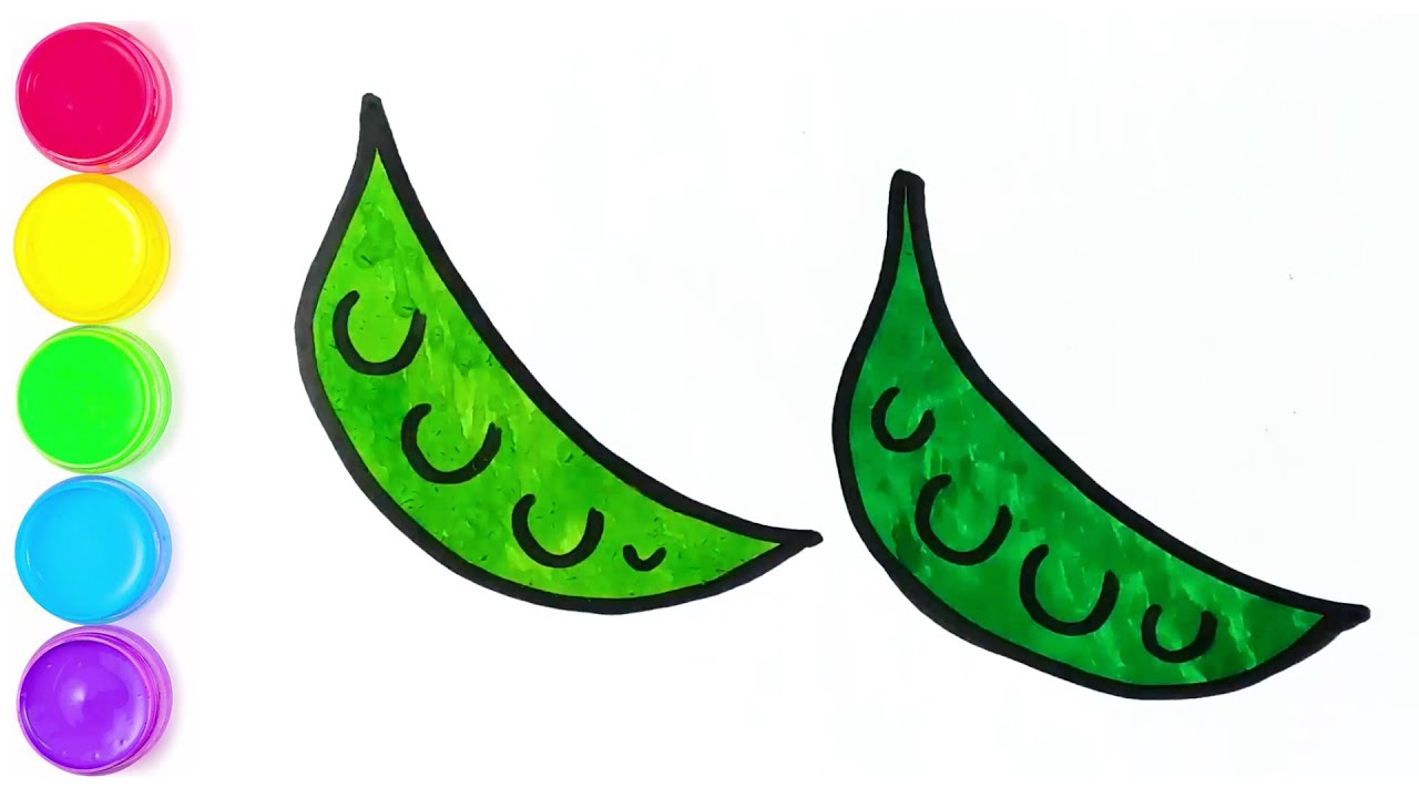 How to draw lentils/怎样画扁豆/Yasmiqni qanday chizish mumkin - YouTube