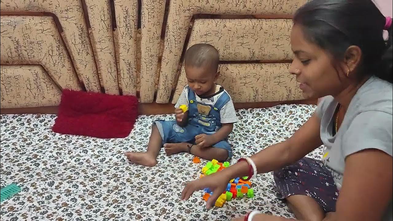 Building Blocks🤠 : Mehul making tower using plastic building blocks - Part 1 - YouTube