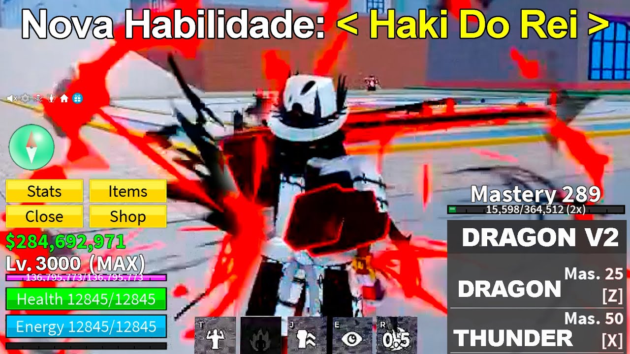 FINALMENTE A NOVA MAIOR ATUALIZAÇÃO DO BLOX FRUITS HAKI V2 E NOVAS ...
