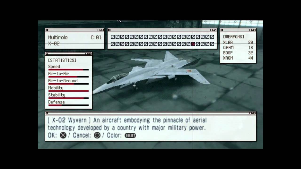 Ace Combat X2 Joint Assault - Aircraft Review & Showcase With All ...