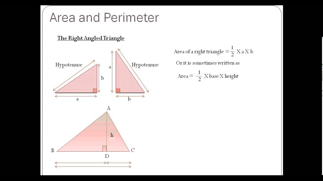Area triangle p6 - YouTube