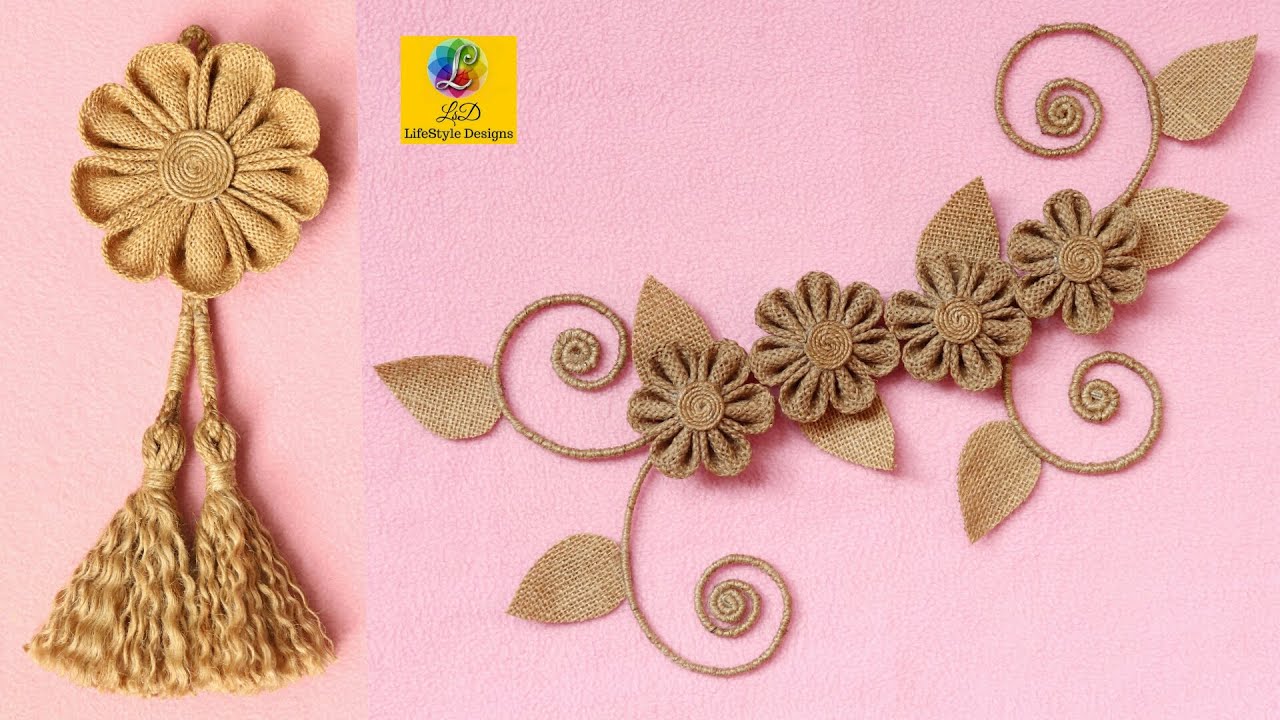 DIY Jute Crafts | Home Decorating Ideas Handmade with Jute Rope - YouTube
