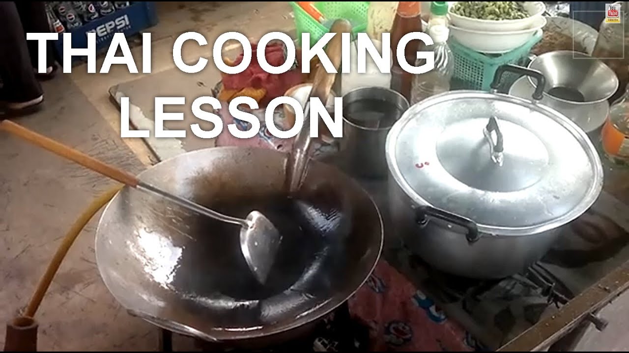 Bangkok Thai Cooking Lesson at the Neighborhood Temple - YouTube