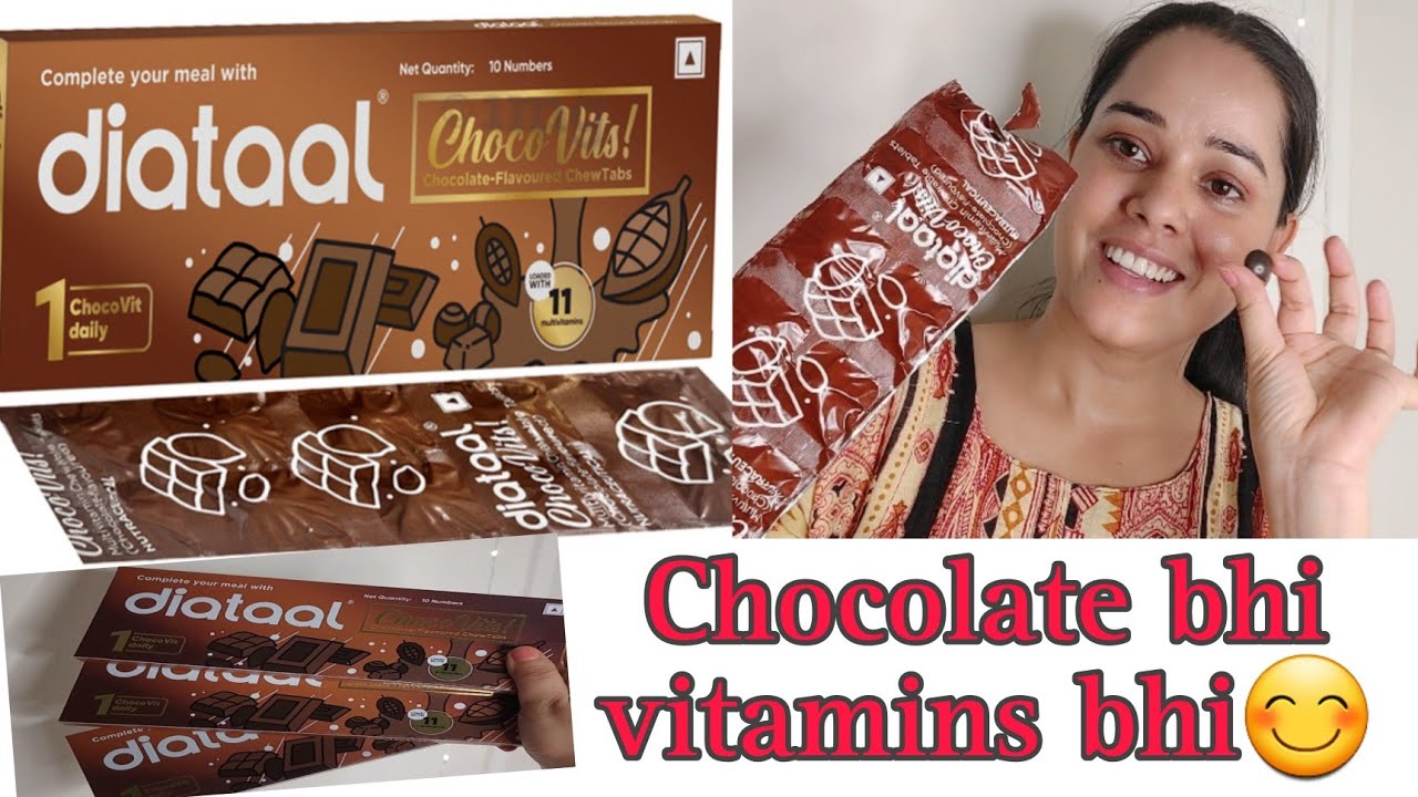 Diataal Chocovits chocolate bhi vitamins bhi, Chocovits chocolate ...