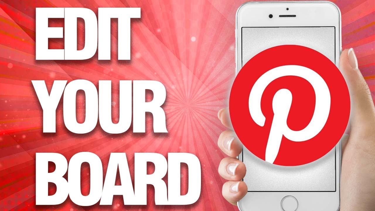 How To Edit Your Board Or Pin On Pinterest App - YouTube