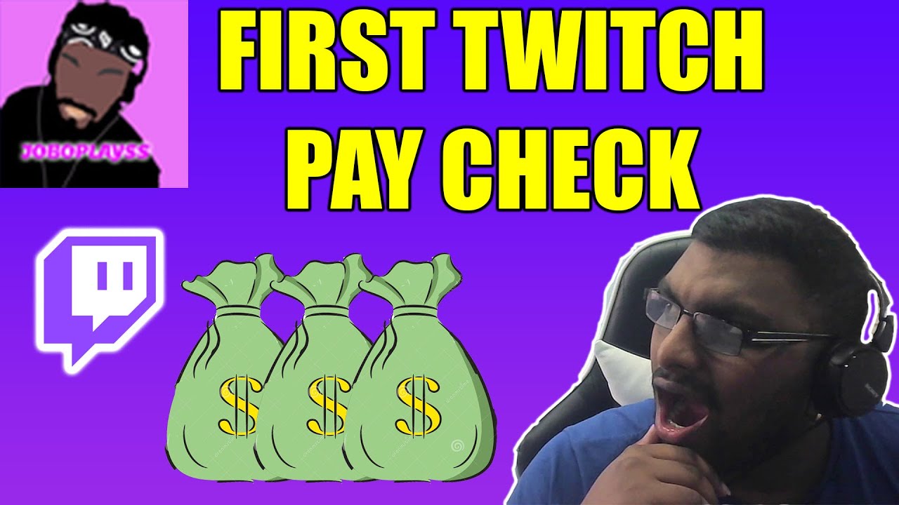 MY FIRST TWITCH PAYOUT- HOW MUCH SMALL TWITCH STREAMERS ACTUALLY GET ...