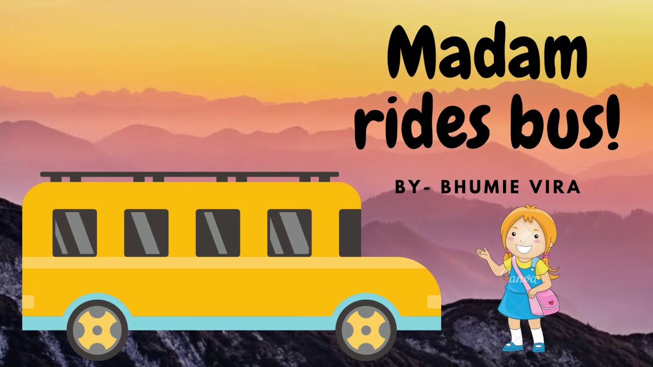 madam rides bus - doodly video - YouTube
