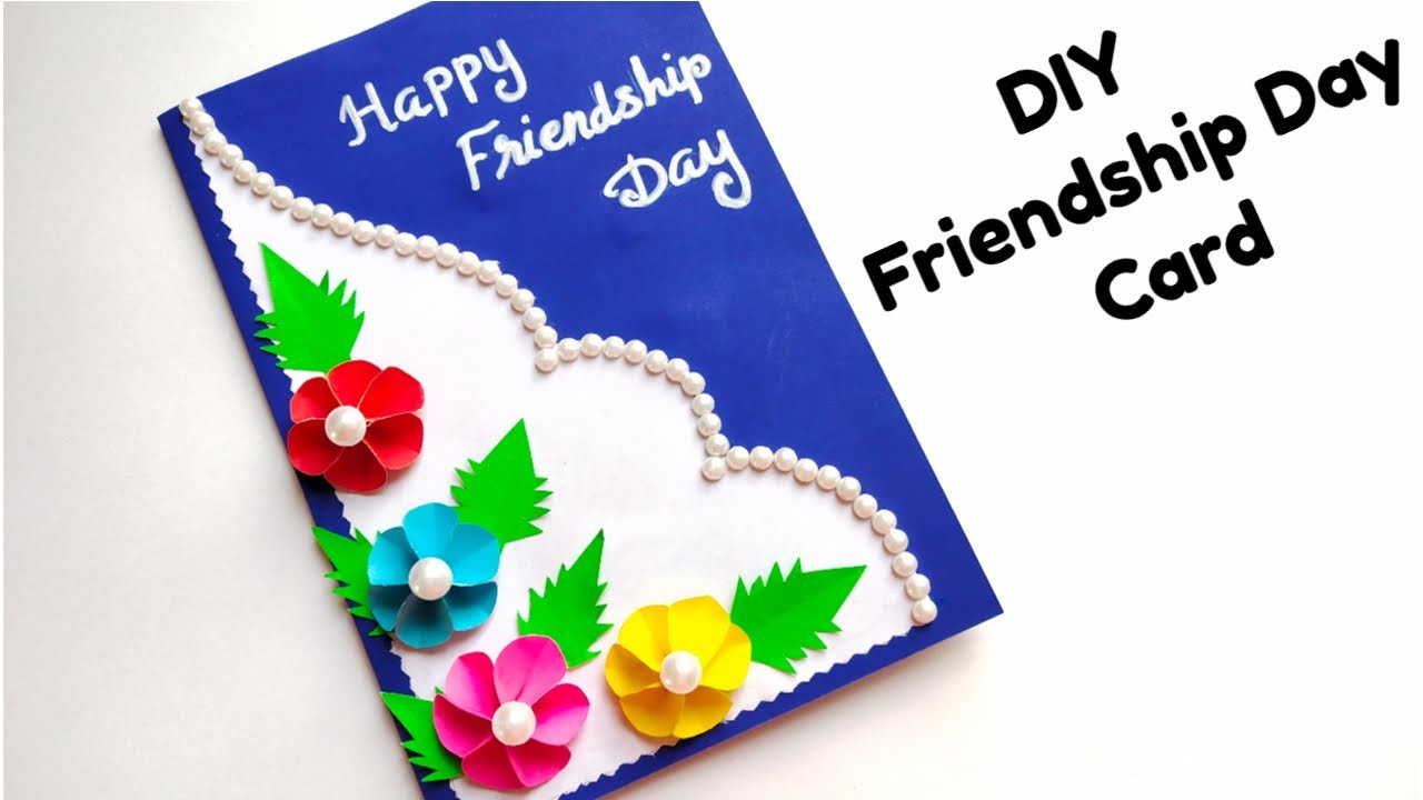 Easy And Beautiful Card For Friendship Day/ How to make Friendship day ...