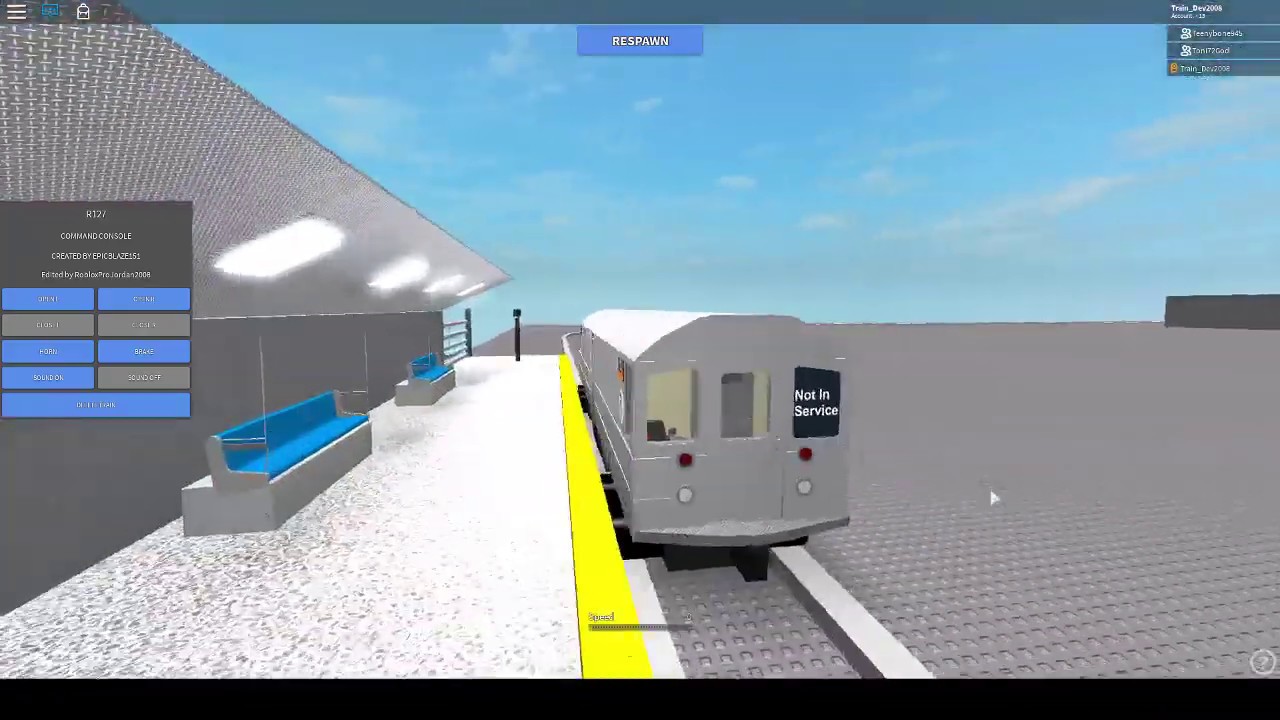 Jordan's Train Testing: Driving my R127 and other train is game - YouTube