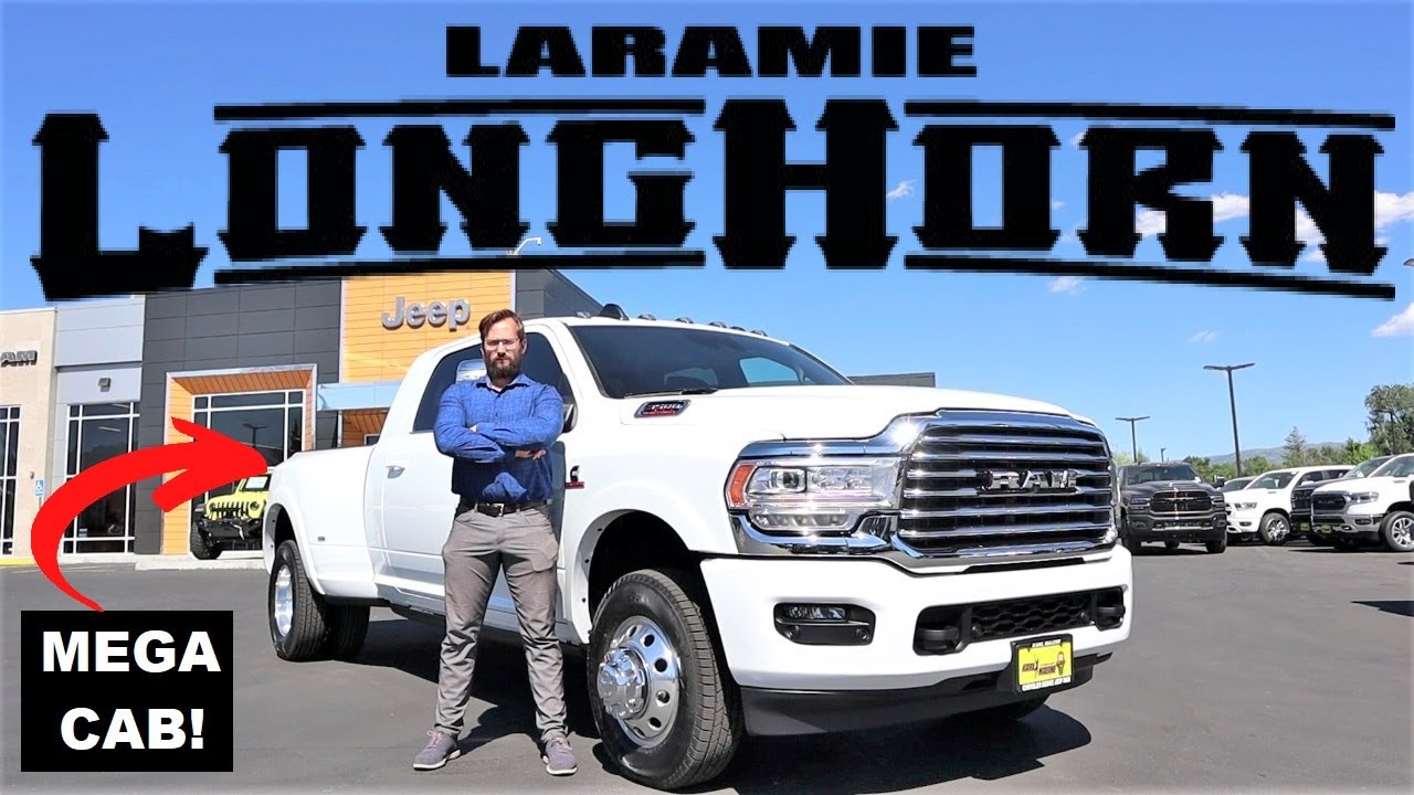 NEW Ram 3500 LongHorn (Mega Cab + Dually): A Redneck's Wet Dream - YouTube