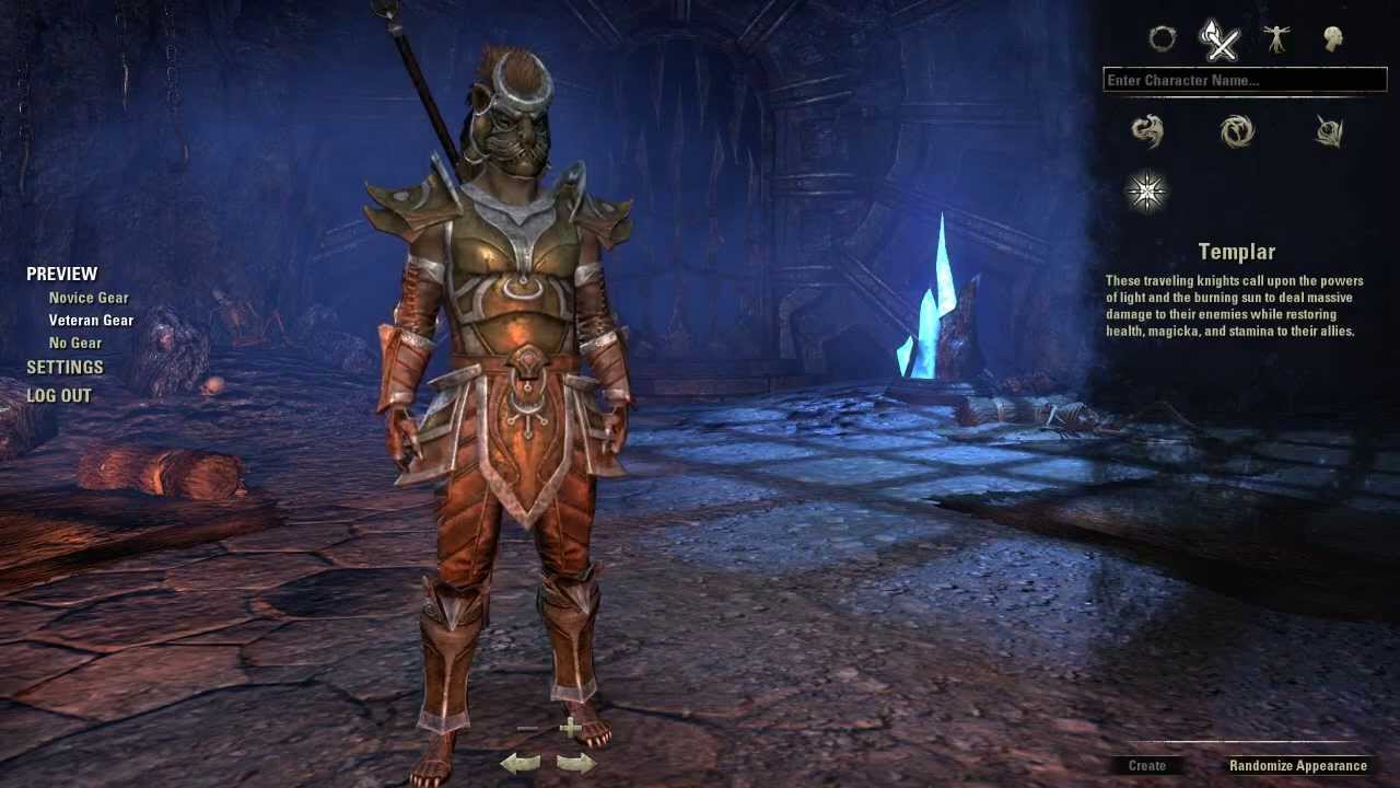 Elder Scrolls Online BETA - Character Creation - YouTube
